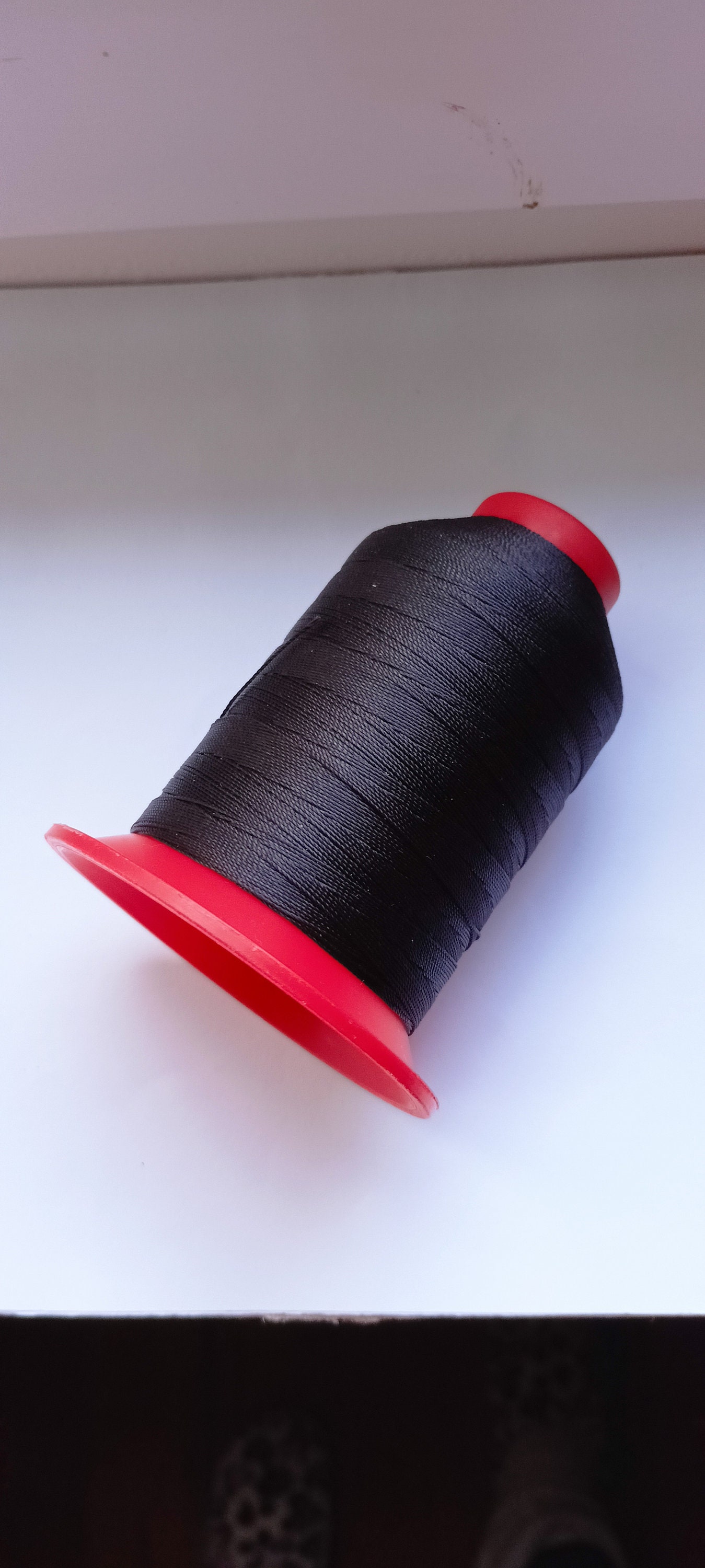 Black Tatting Thread Cone 600m Size 20, Polyester Yarn for Jewelry ...