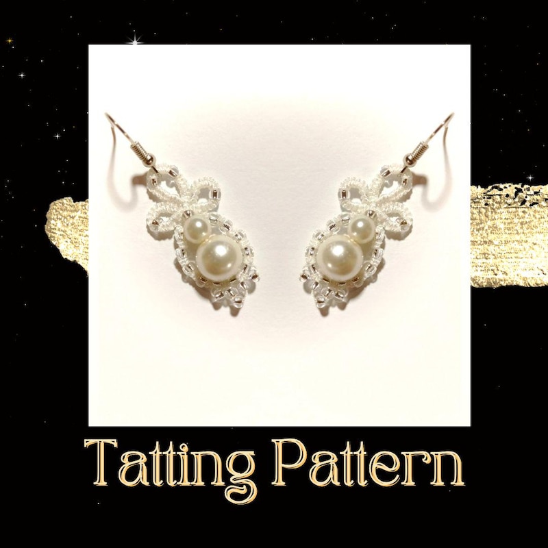 Beaded Tatting Kit - Etsy UK