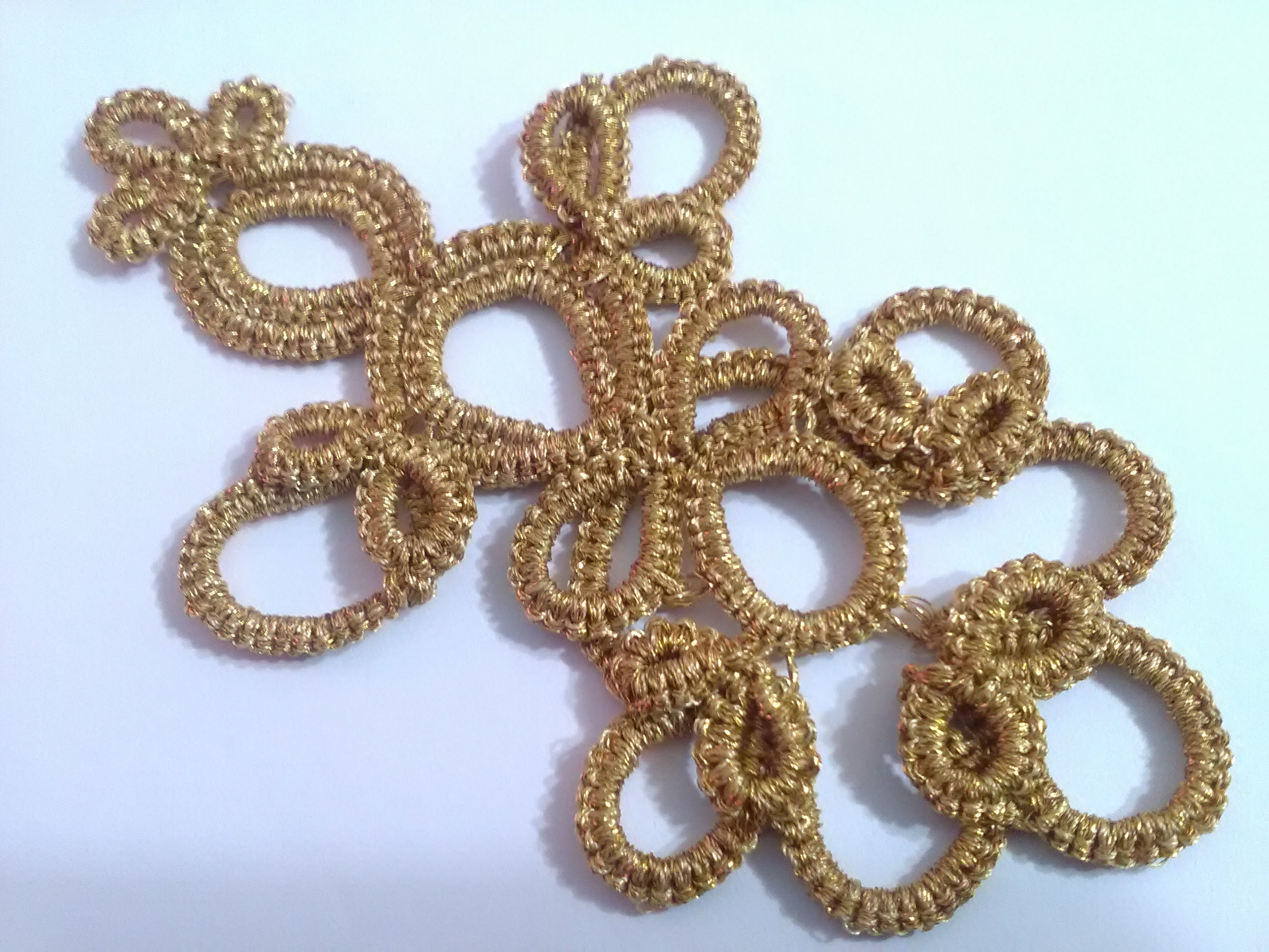 Tatted Angel Patterns PDF in Picture Step by Step, Needle Tatting ...