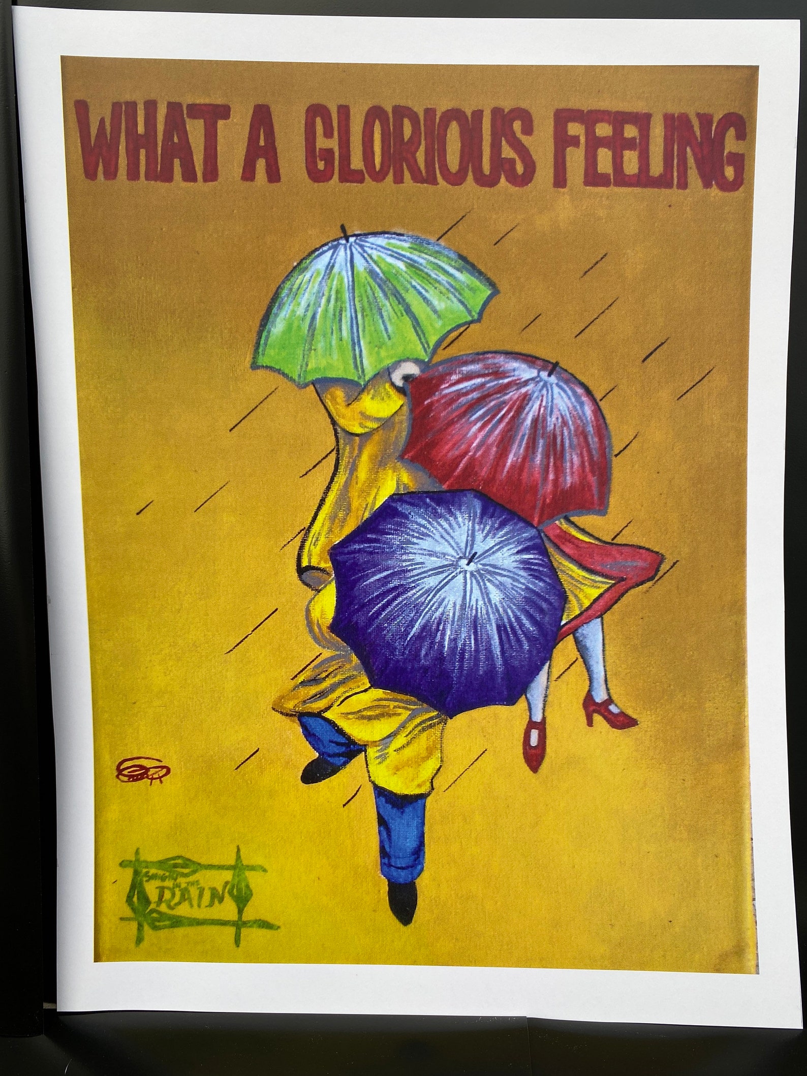 What a Glorious Feeling Small Poster Print - Etsy