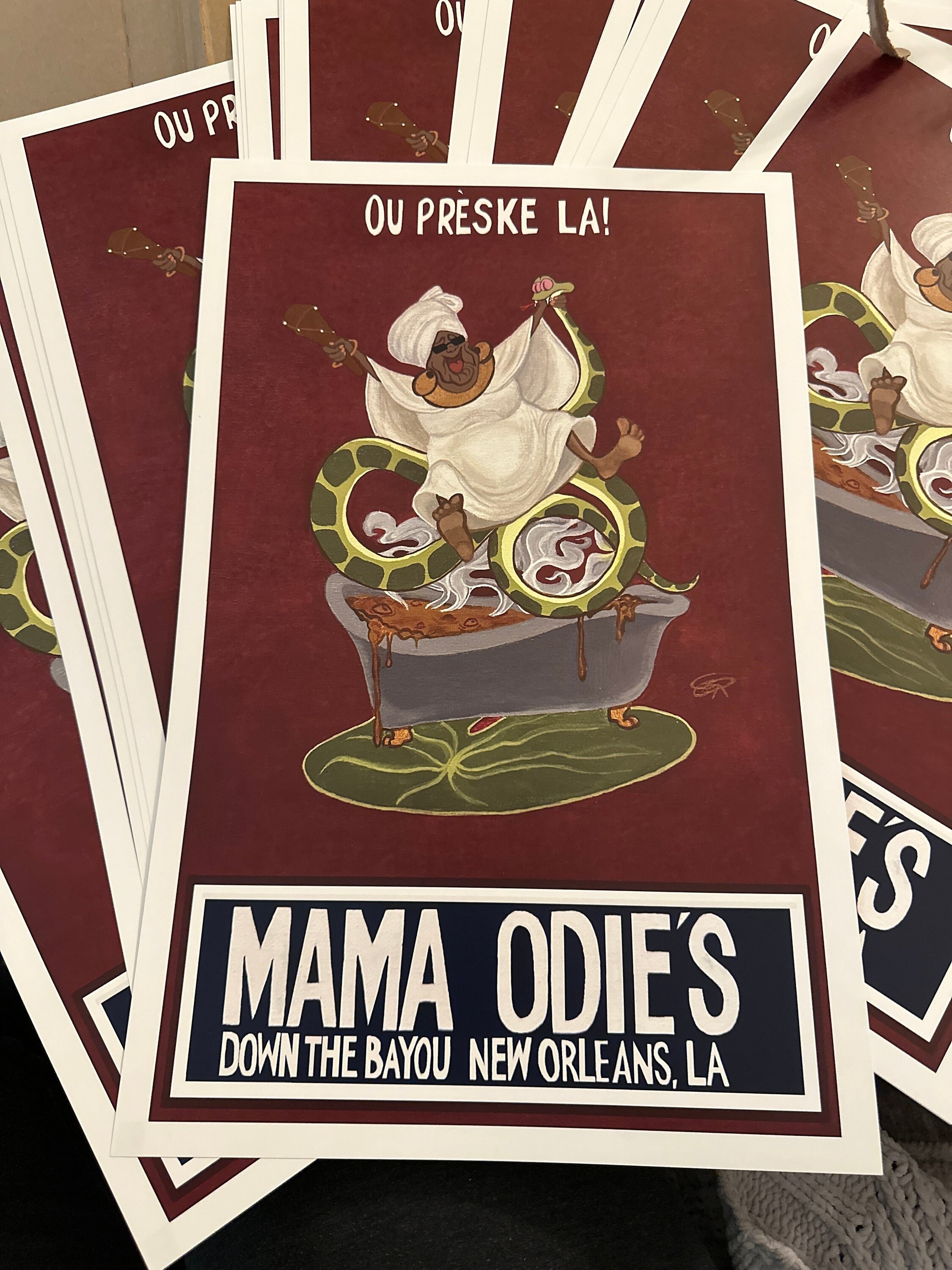 Cafe Odie Poster Print - Etsy