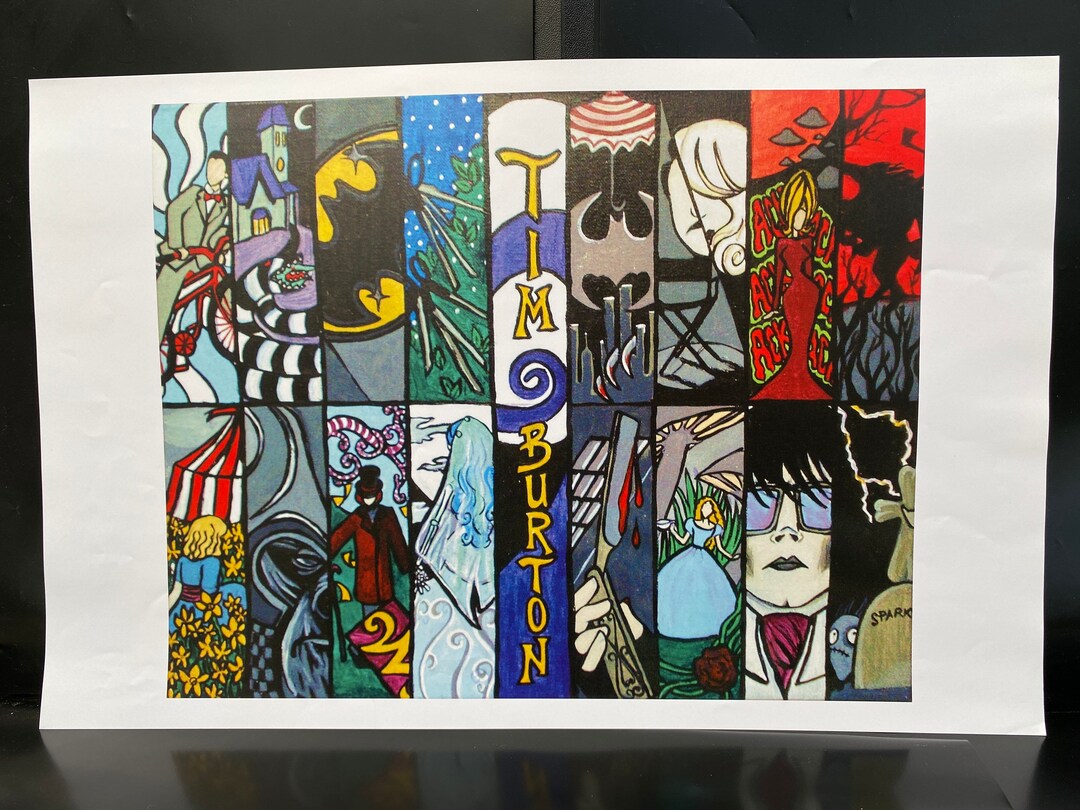 Director Series Tim Burton Poster Print - Etsy