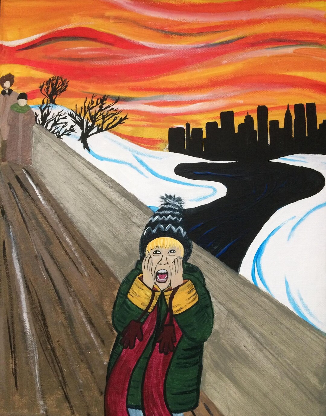 Run, Kevin! Home Alone Fan Art Original Painting - Etsy