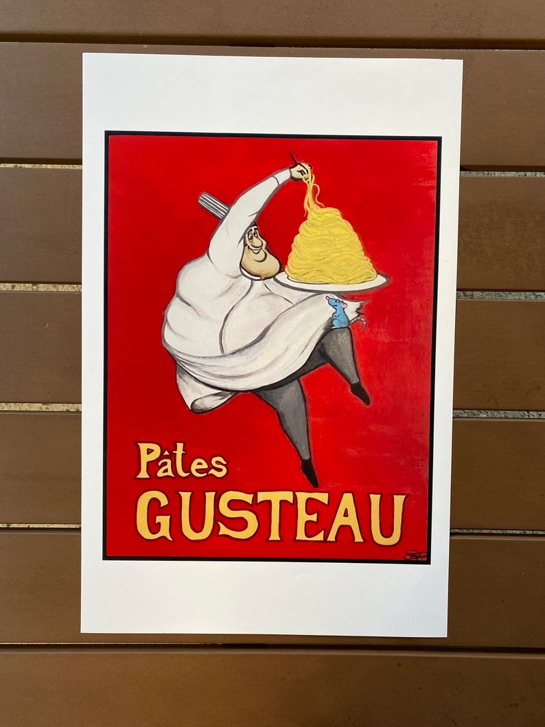 Pates Gusteau Poster Print - Etsy
