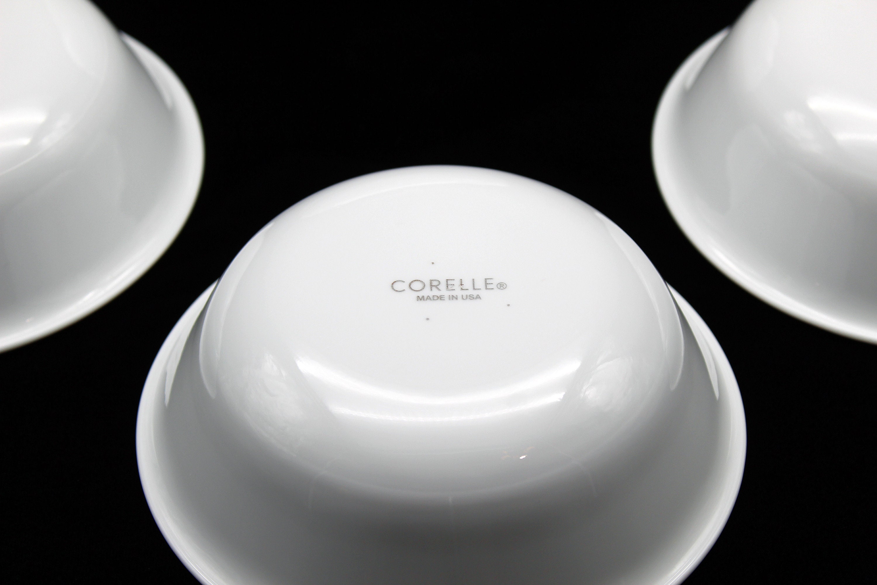Corelle Red Hoop Cereal Bowl Set of 4 - Etsy