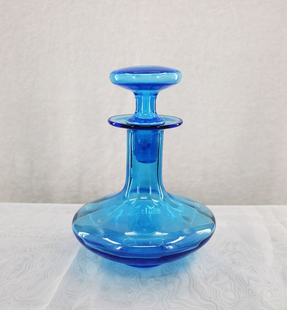 Empoli Blue Genie Bottle 8 | Etsy