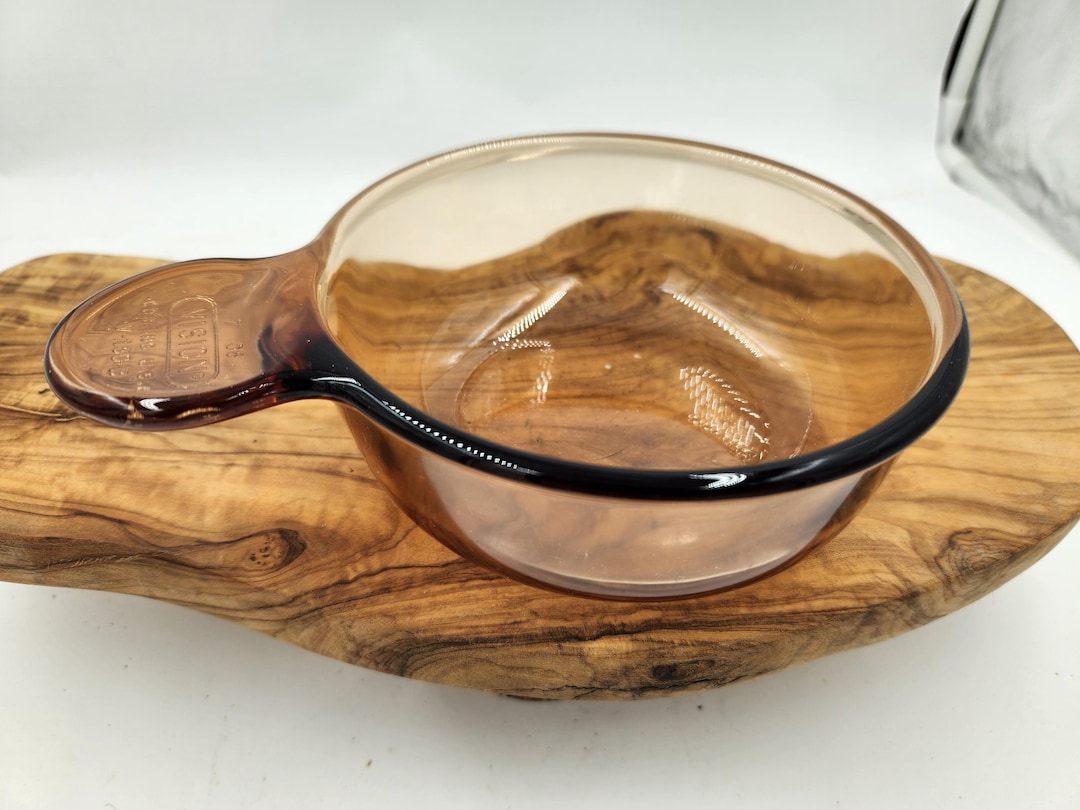 Vintage Corning Ware USA Visions Glass Cookware - V150B Grab It Bowl ...