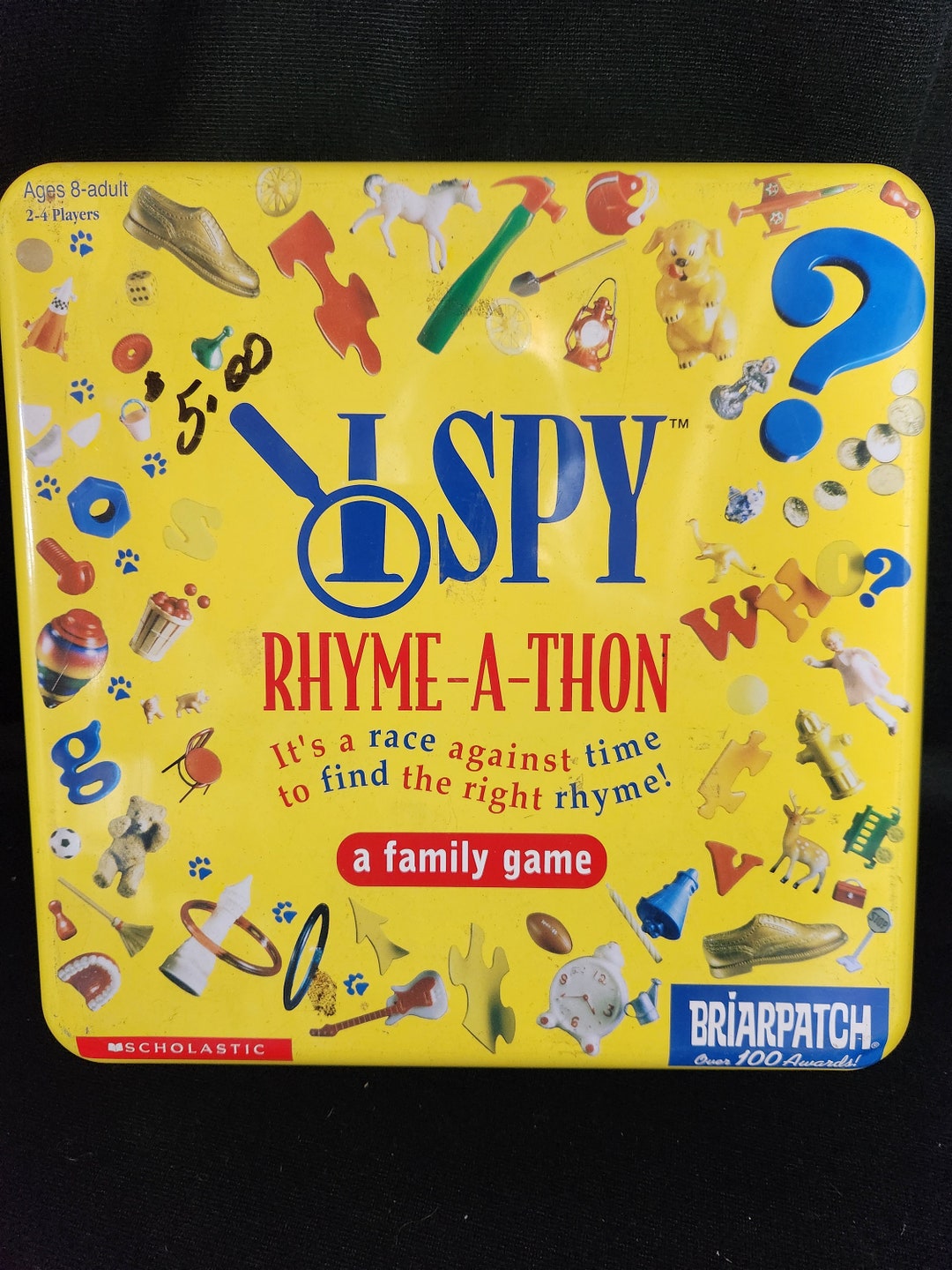 Vintage Complete I Spy Rhyme A Thon Game From Scholastic in a Colorful ...