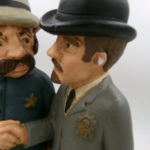 Vintage 11" Statue Marked CPP / Pinkerton 1988 Cop Security Police ...