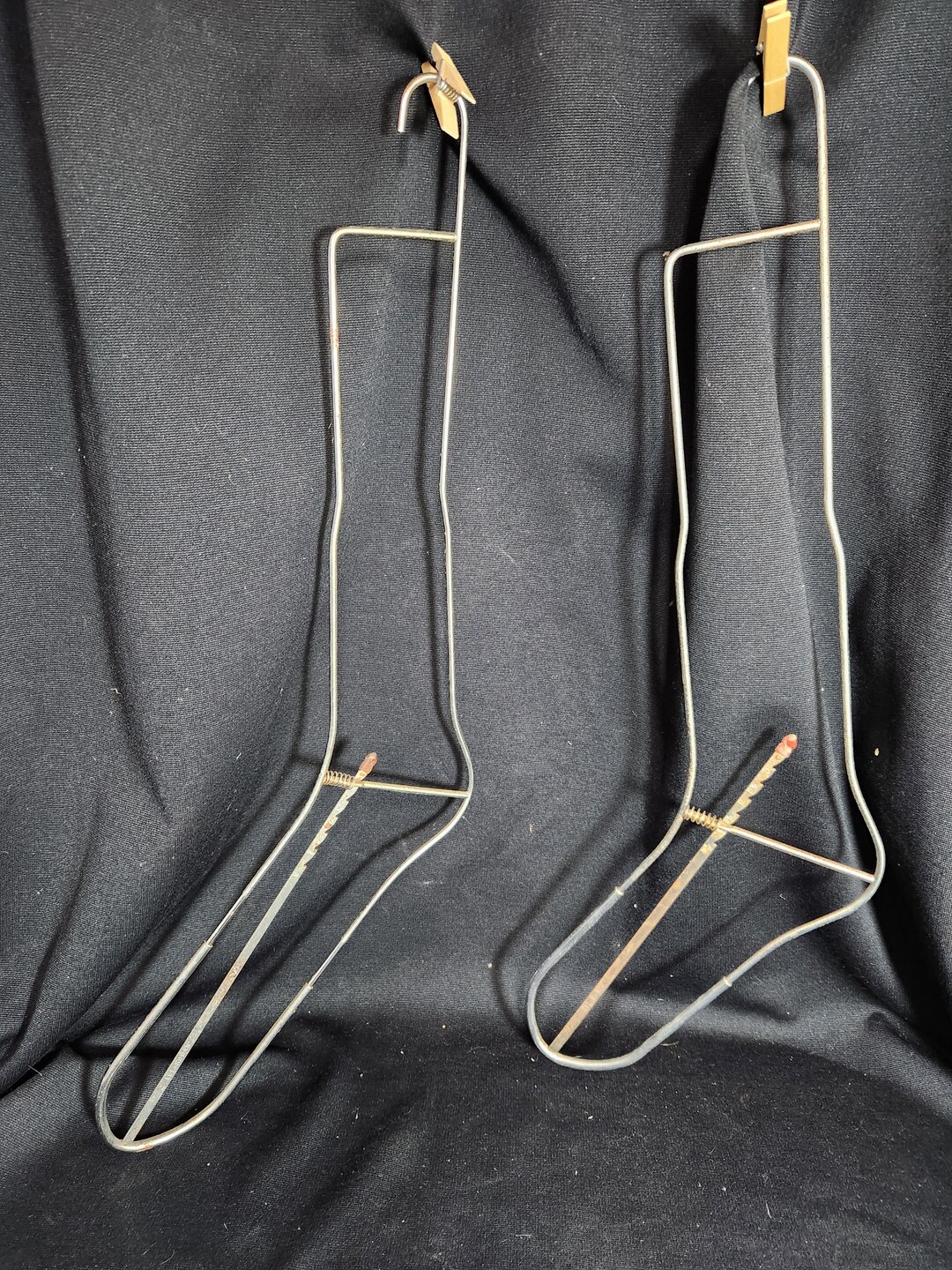 Vintage Set of 2 Sock Dryer Stretcher Wire Forms - One is 11.5" Sock ...
