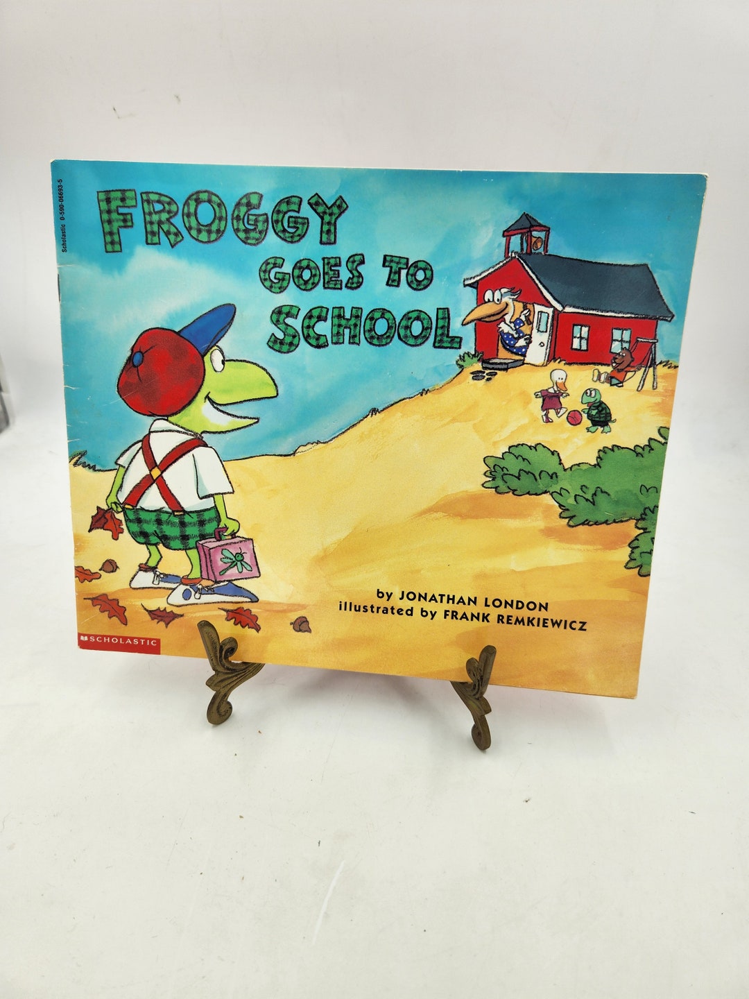 Vintage Children's Book Froggy Goes to School by Jonathan London 1996 ...