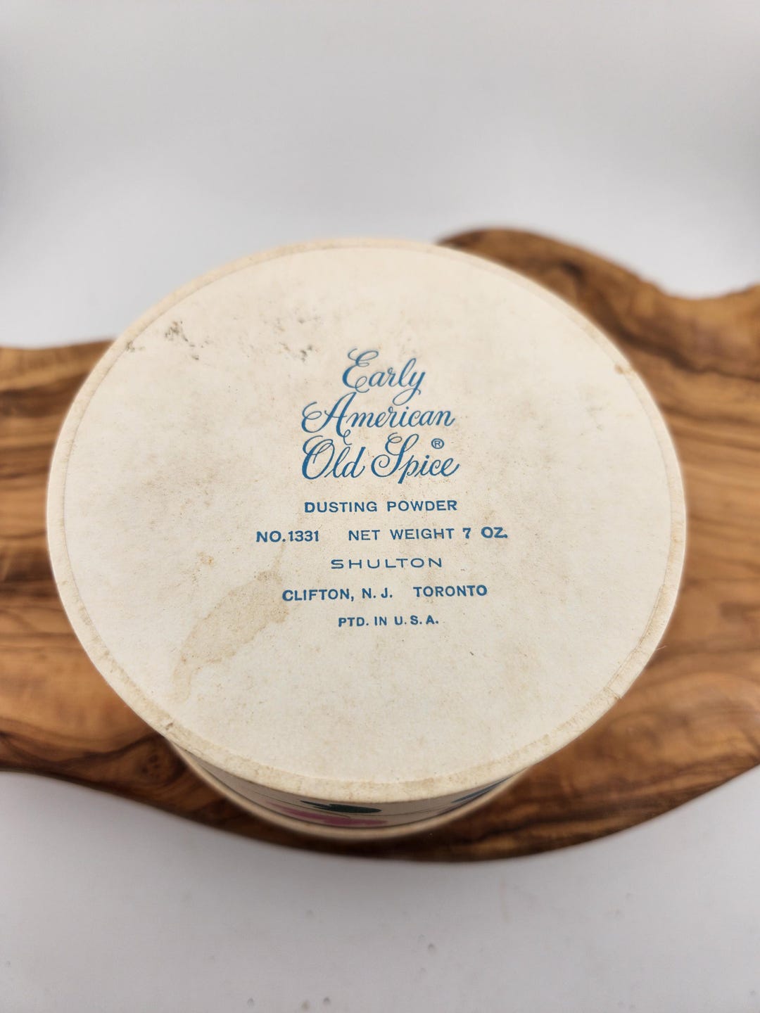 Vintage Collectible Container - Old Spice Early American Dusting Powder ...