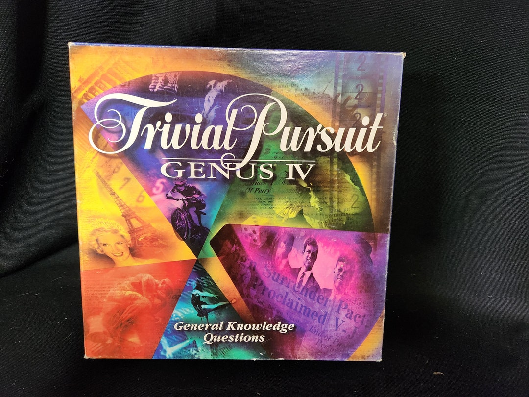 Vintage Complete Trivial Pursuit Genus IV Game - General Knowledge ...