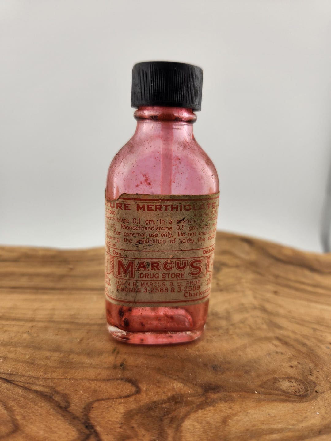Vintage Collectible Bottle - Tincture Merthiolate, Lilly - Needs to Be ...