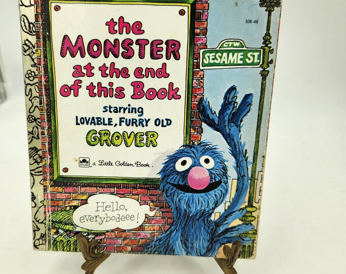 Vintage Book - A Little Golden Book Called the Monster at the End of ...