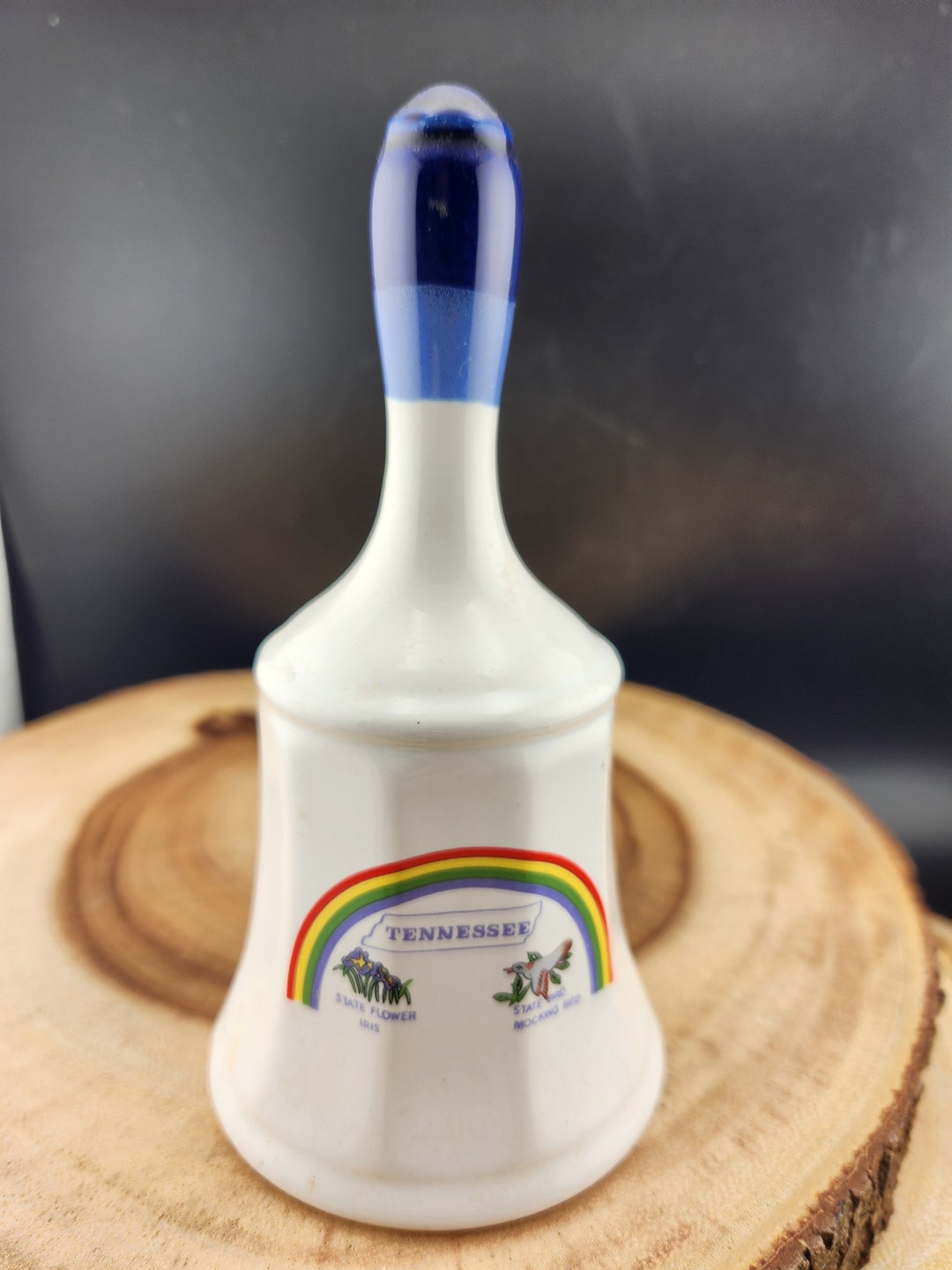 Vintage Souvenir Collector Bell - Tennessee With a Rainbow - Selling a ...