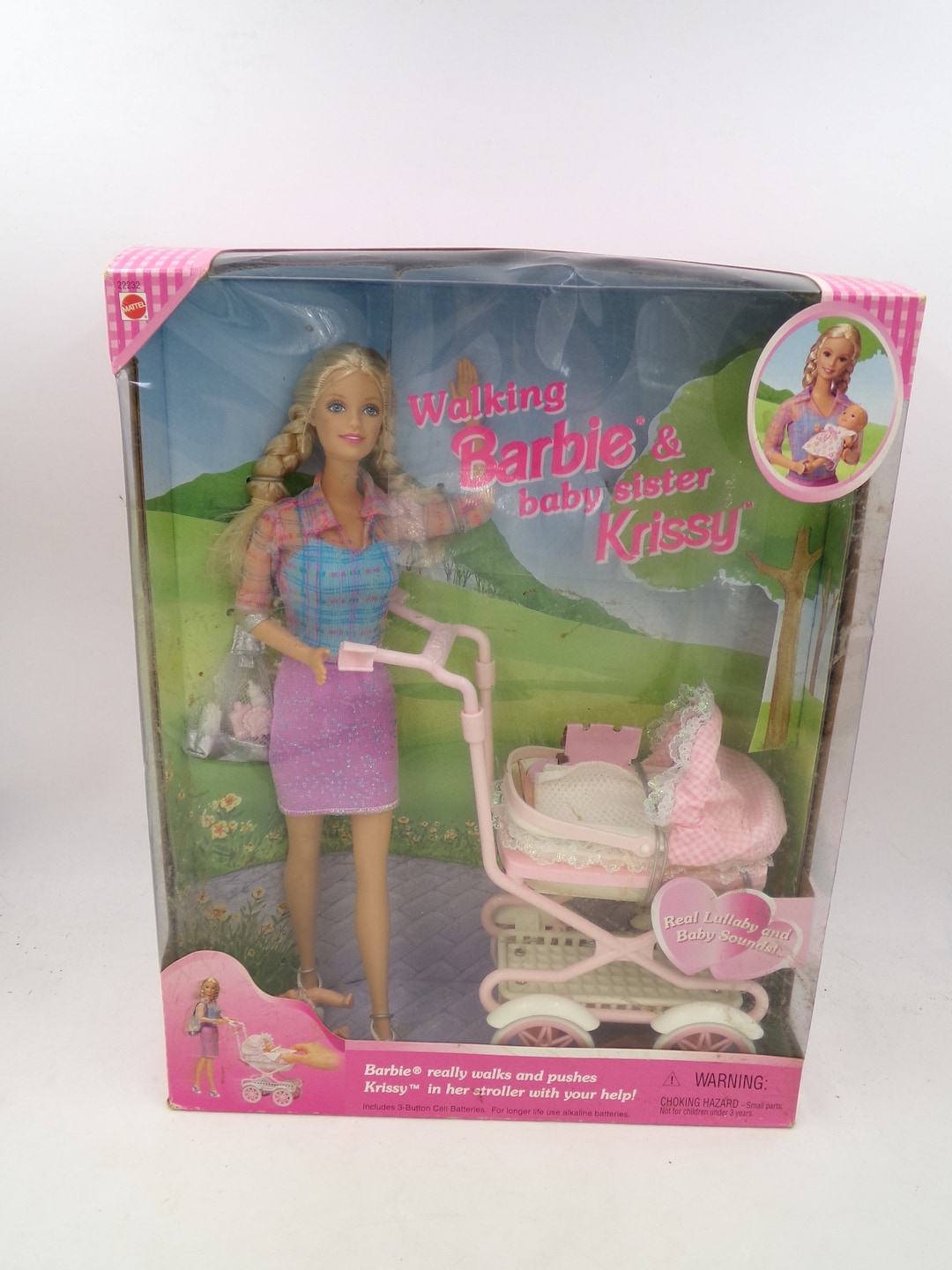 Vintage 1999 Walking Barbie Doll and Baby Sister Krissy New in Box See Below for Description - Etsy