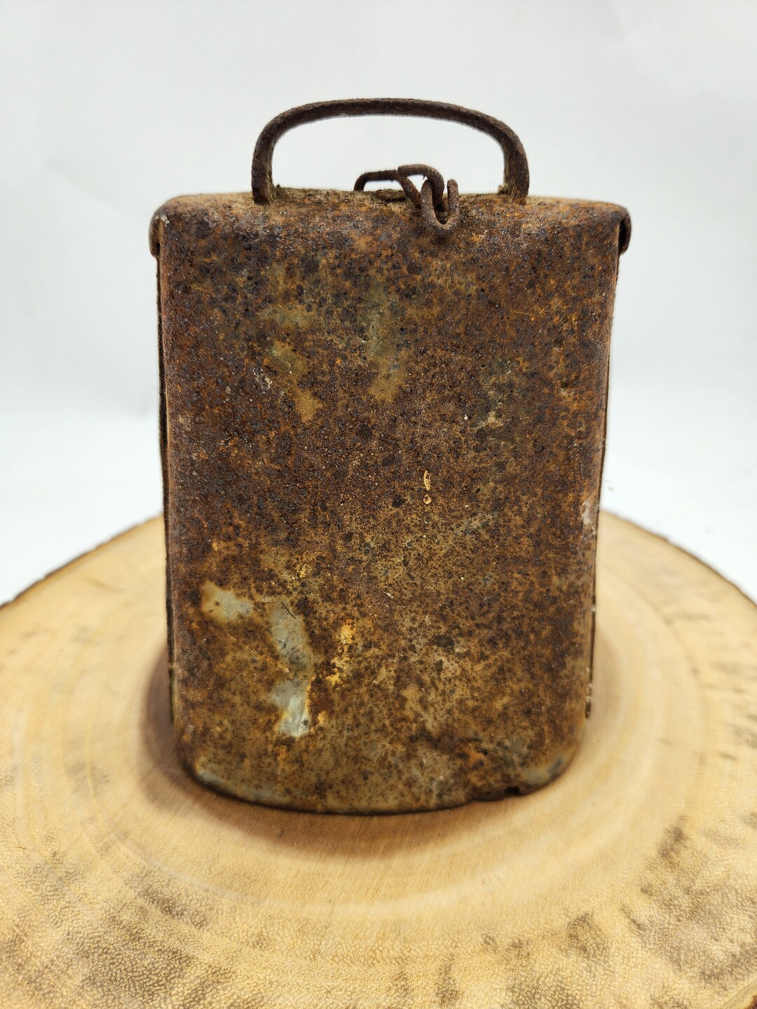 Antique Rustic Farm Cow or Bull Bell From the 1910's. Very Rusty With a ...