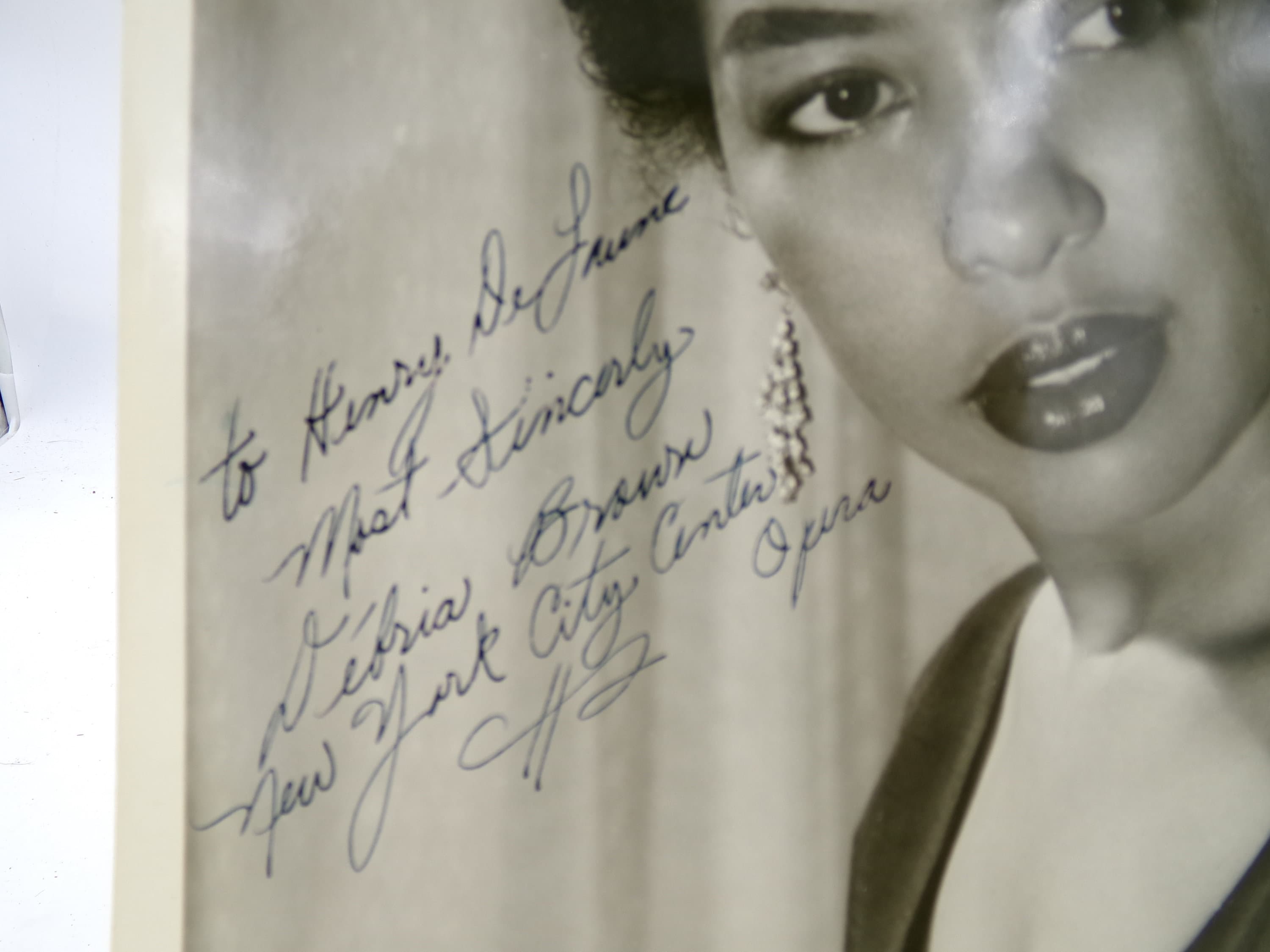 Vintage 8 X 10 Black and White Photograph Debria Brown Opera Singer ...