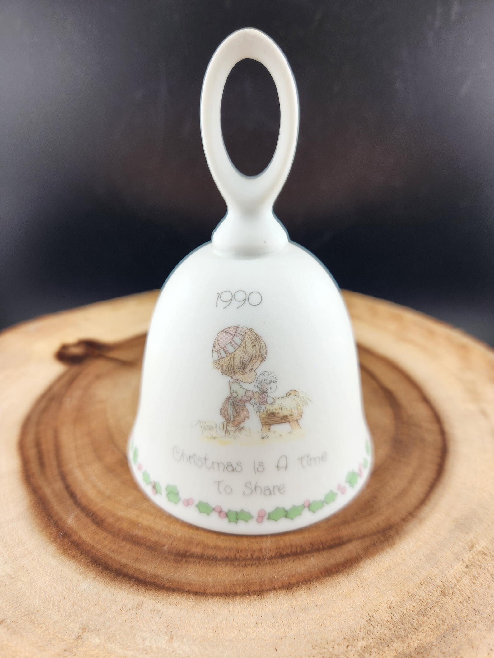 Vintage Souvenir Collector Bell - 1990 Precious Moments Christmas is a ...