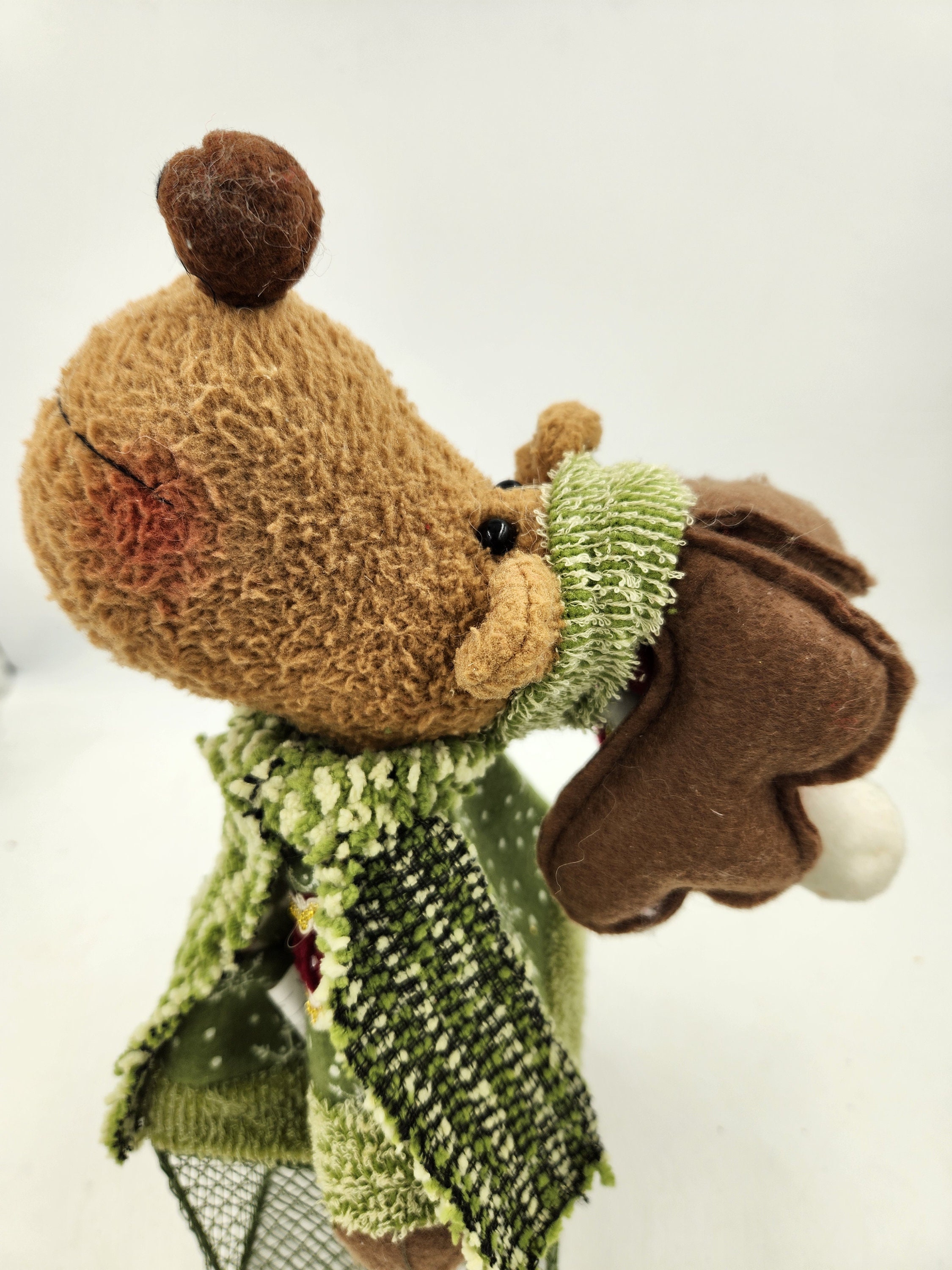 Vintage Stuffed Morris National Moose With Stuffed Head - Bottom Half ...