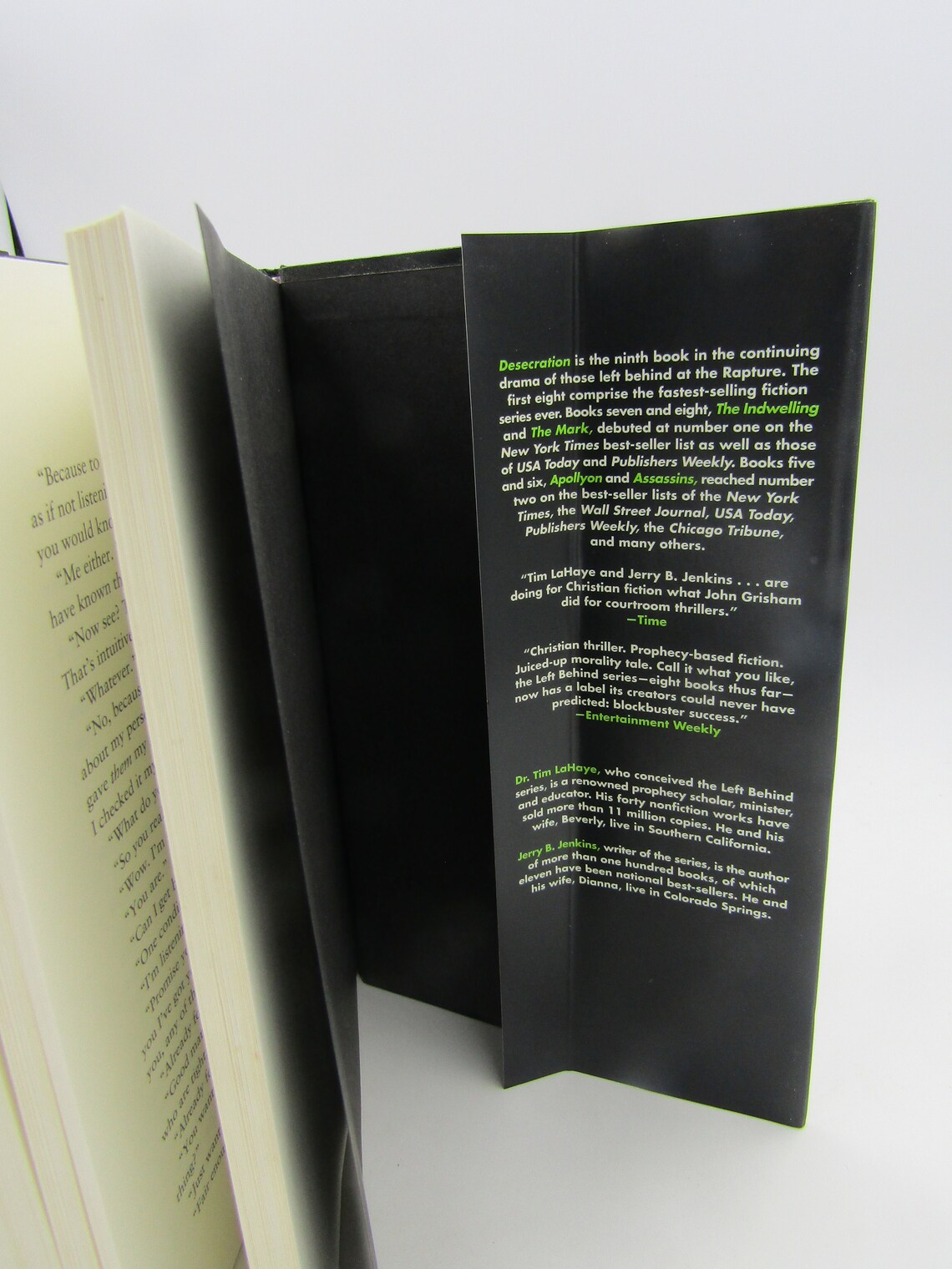 Vintage Book Desecration by Tim Lahaye and Jerry B. Jenkins - Etsy