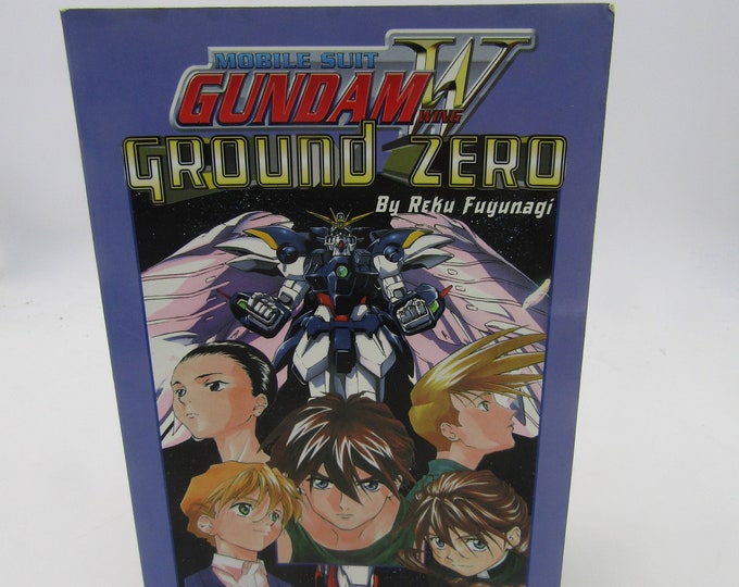Vintage Book Graphic Novel Gundam Ground Zero by Reku Fugunagi Heero ...