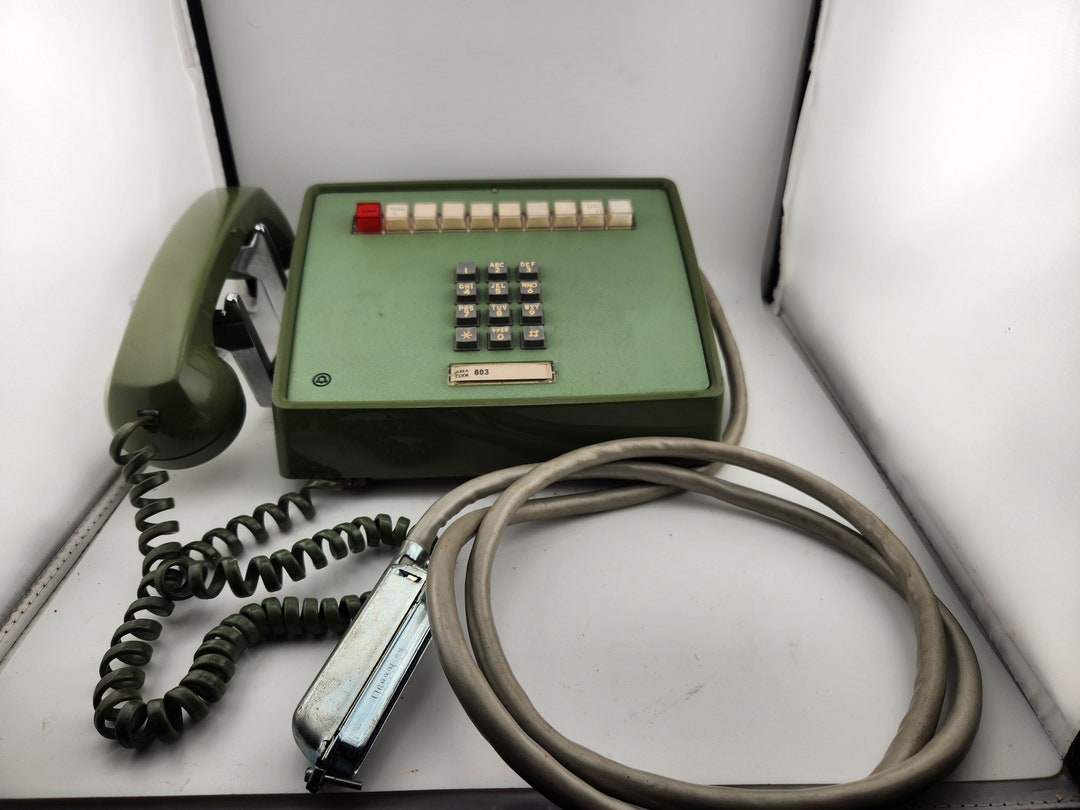 Vintage Western Electric Bell System Push Button Dial Multi Line Desk ...
