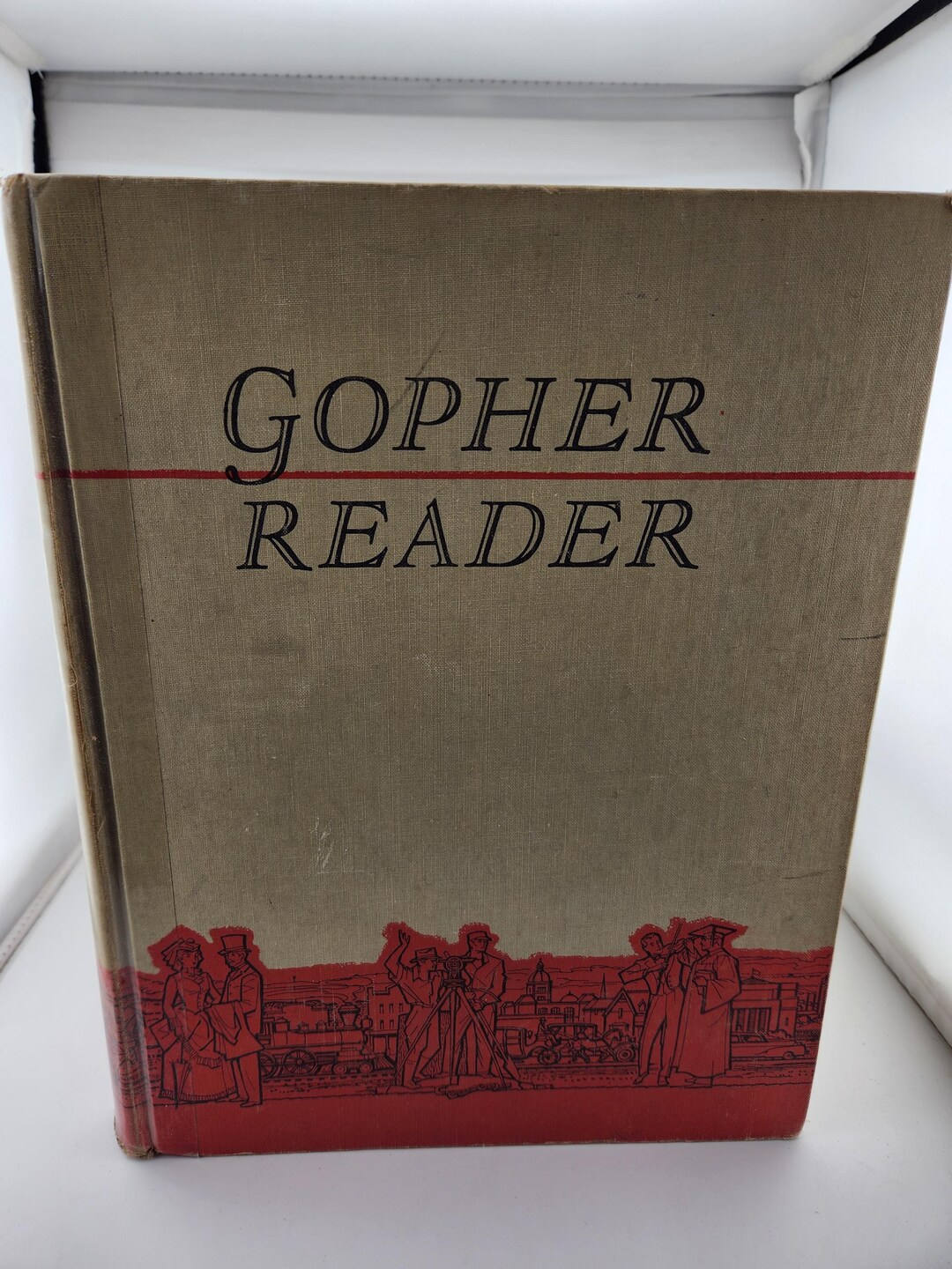 Vintage Book - Gopher Reader - Library Card Was Removed, Taped Binding ...