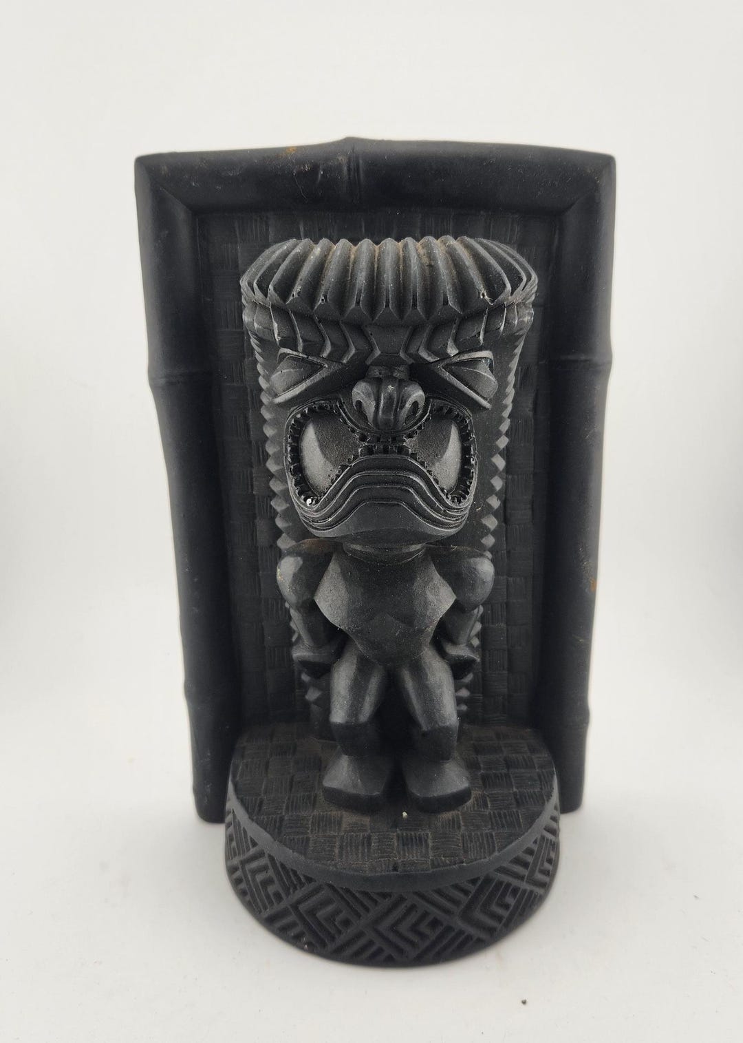 Vintage Coco Joe's of Hawaii - Hawaiian Lava Pahu Puke Book End (see ...