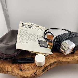 Vintage Remington Micro Screen Cord Shaver / Razor With Case ...