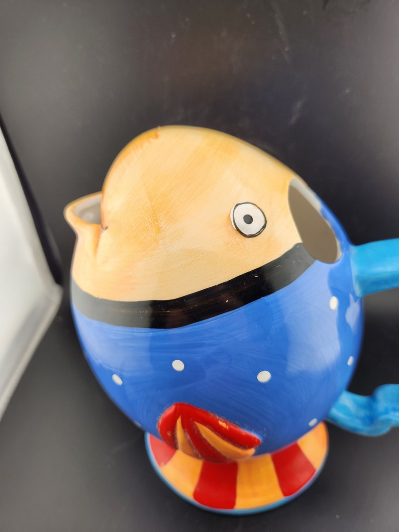 Vintage Collectible Coco Dowley Ceramic Fish Pitcher - Made in Taiwan ...