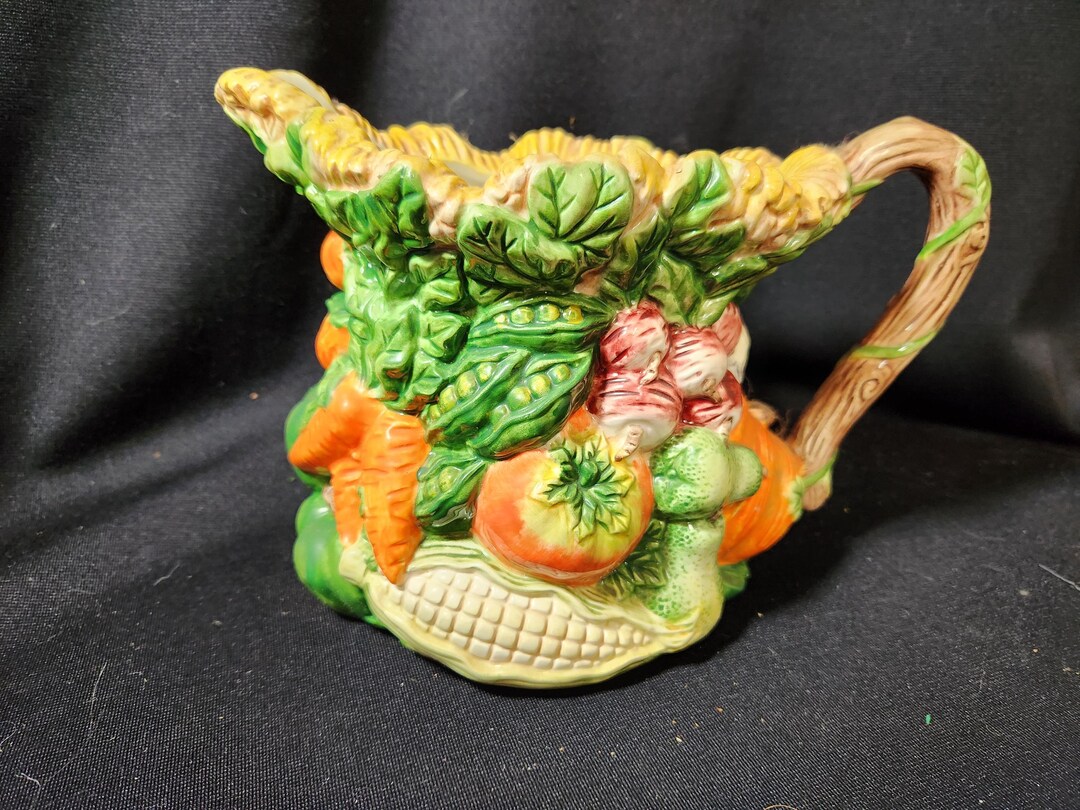 Vintage Ceramic Pitcher or Planter / WCL Made in China - Fruit and ...