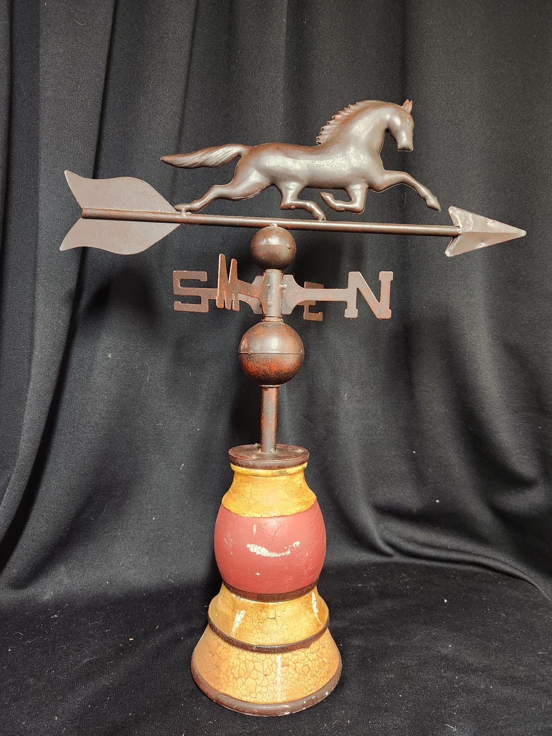Vintage Table Top Replica of a Weather Vane Decoration Only NOTE W is ...