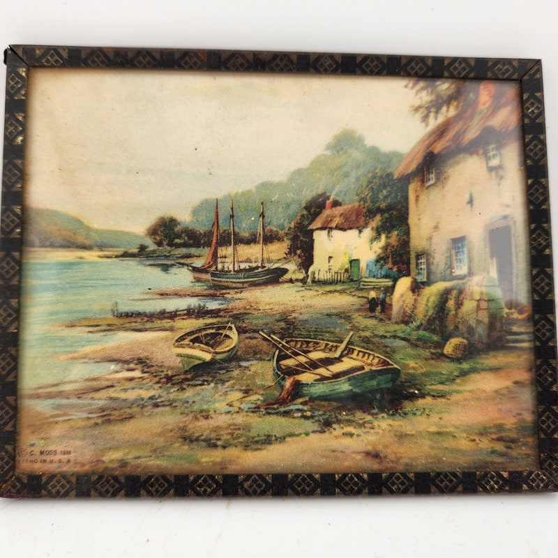 C Moss Lithographs - Etsy