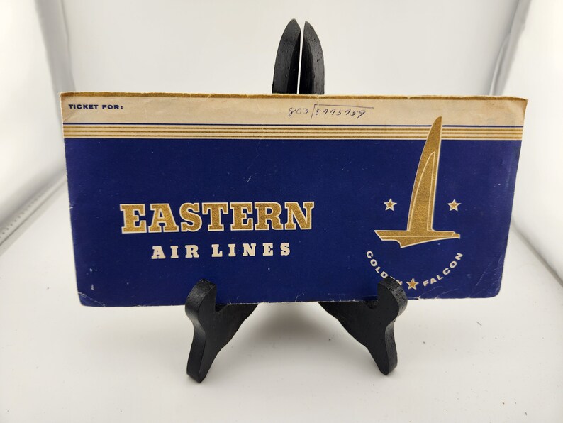 Vintage Eastern Air Lines Boarding Pass, Baggage Claim and Ticket Going ...