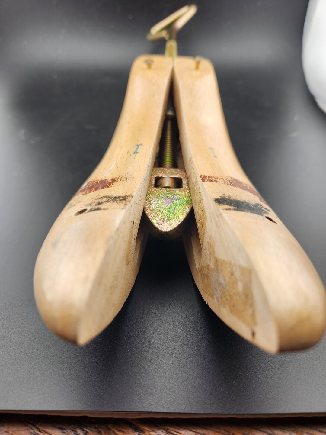 Vintage Wooden Cobbler Shoe Tree / Form / Stretcher - Length 15" - Etsy