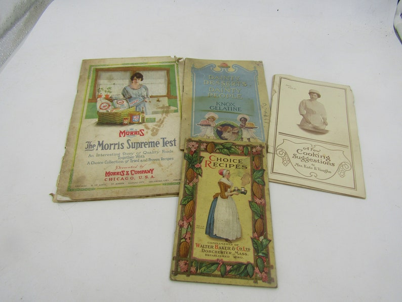 Vintage Booklets Pamphlets for Kitchen Recipes From - Etsy