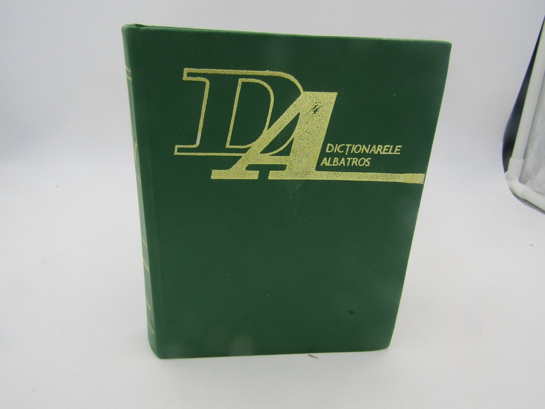 Vintage Book From 1972 Believe It's a Romanian Dictionary?? - Etsy