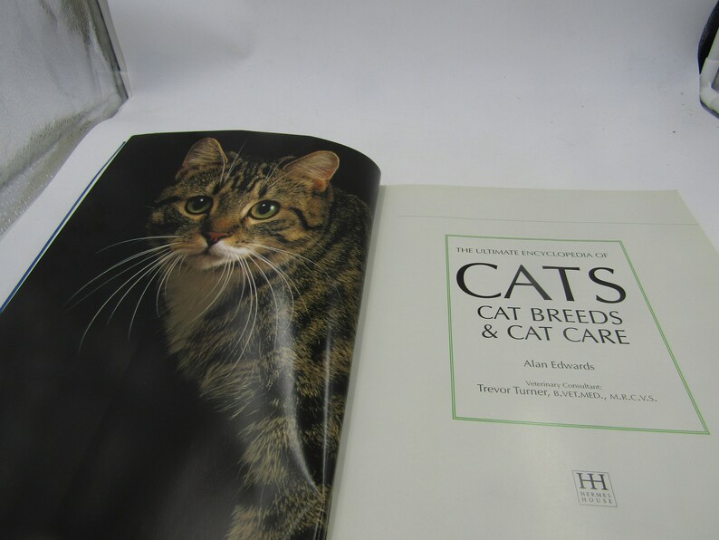 Vintage Book Called the Ultimate Encyclopedia of Cats - Cat Breeds ...