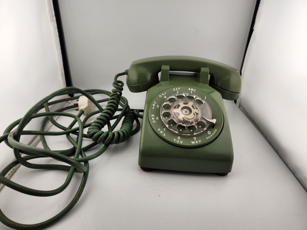 Vintage Western Electric Bell System Rotary Dial Telephone. Line and ...