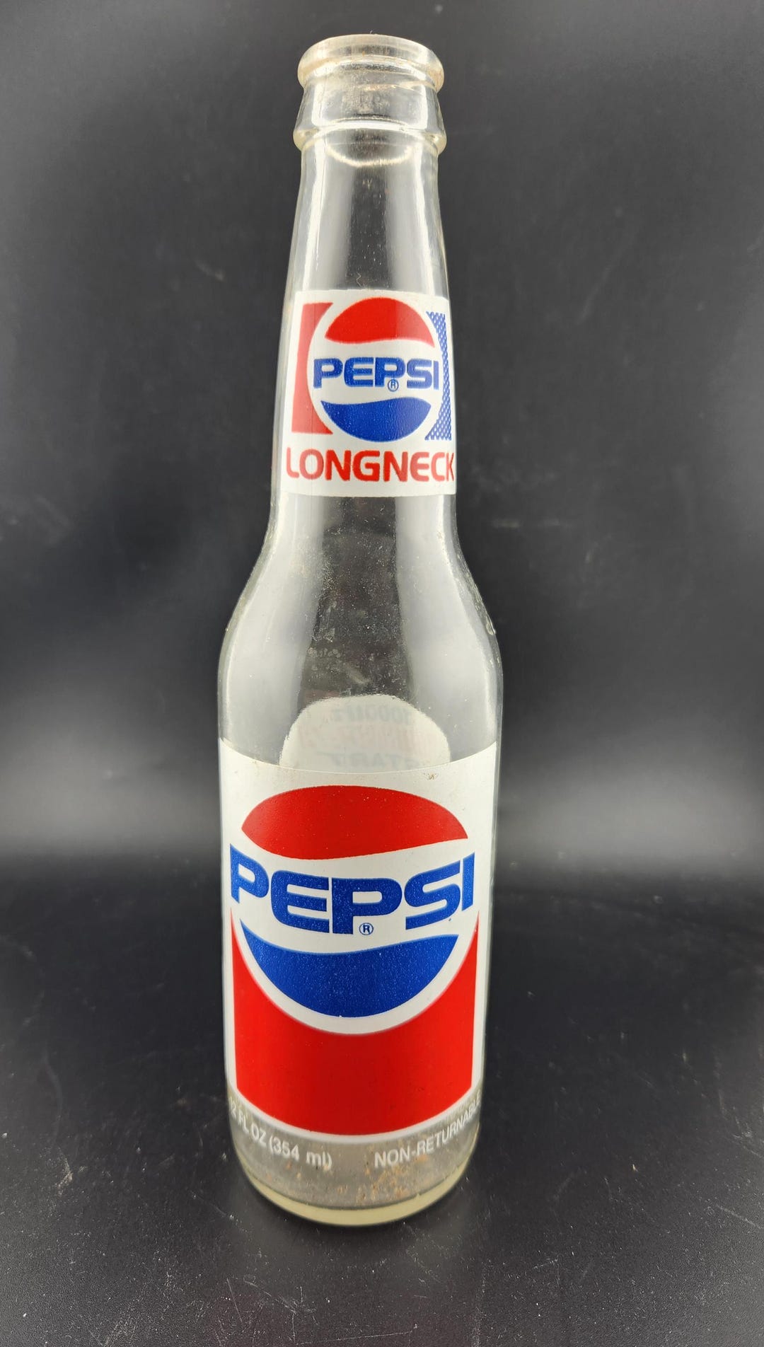 Vintage Collector Long Neck EMPTY Pepsi Bottle Featuring 1000th Start ...
