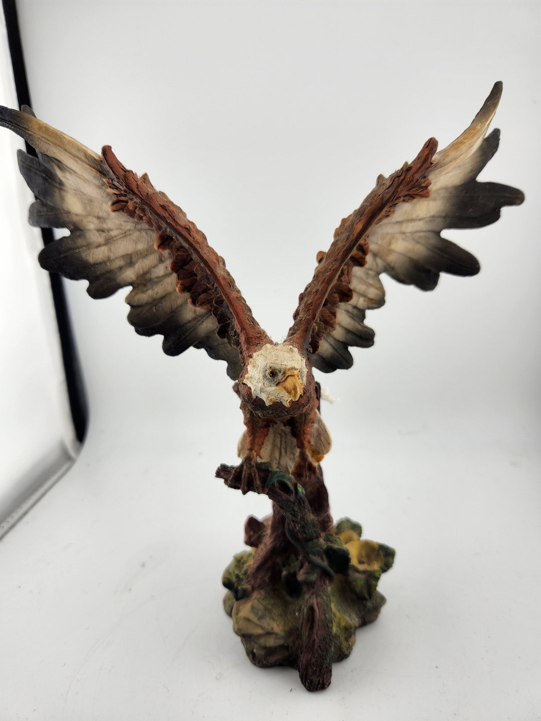 Vintage Lightweight Resin Eagle With Spread Wings - No Chips, Great ...