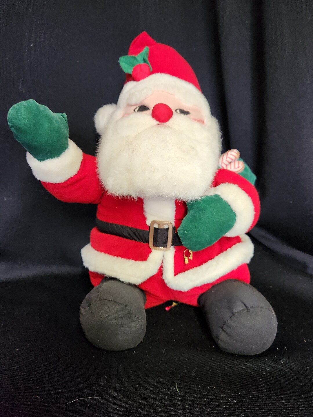 Vintage Stuffed Santa Claus 16 Tall From International Silver Co - Etsy
