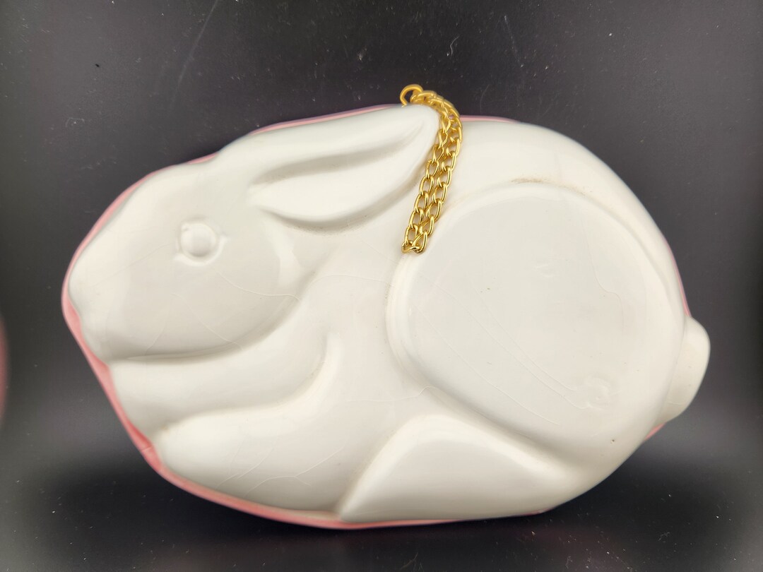 Vintage Ceramic Hanging Decorative Jello Mold - Rabbit Design - Etsy