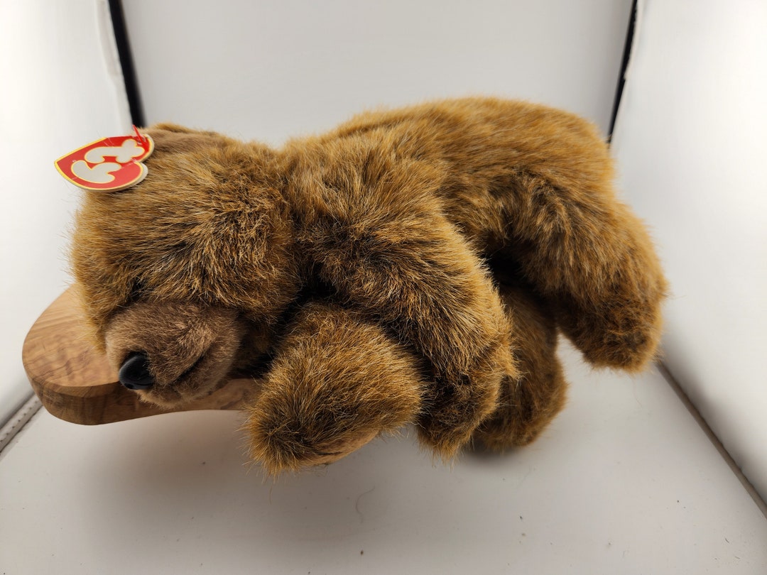 Vintage 10 Stuffed Plush TY Teddy Bear Collectible Named FOREST / Tag ...