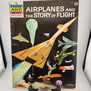 Vintage the How and Why Wonder Book of Airplanes and the Story of ...