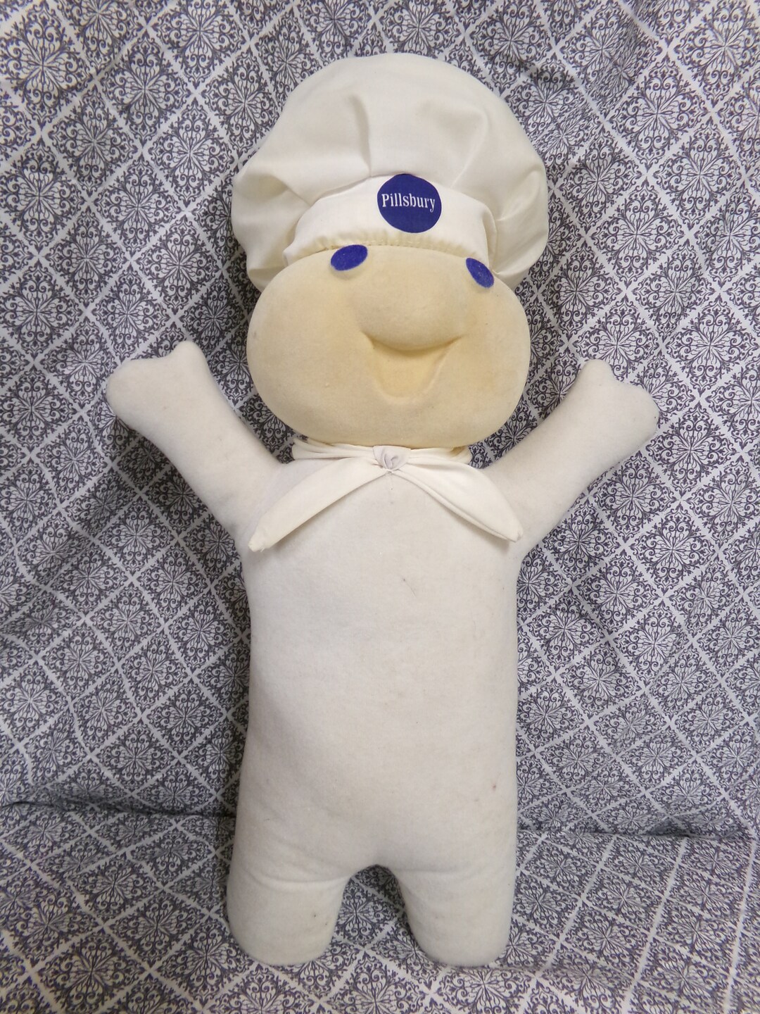 Vintage Plush Stuffed 17" Pillsbury Dough Boy Needs to Be Cleaned ...