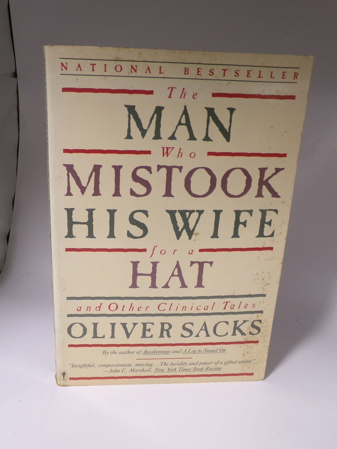 Vintage Book - the Man Who Mistook His Wife for A Hat and Other ...