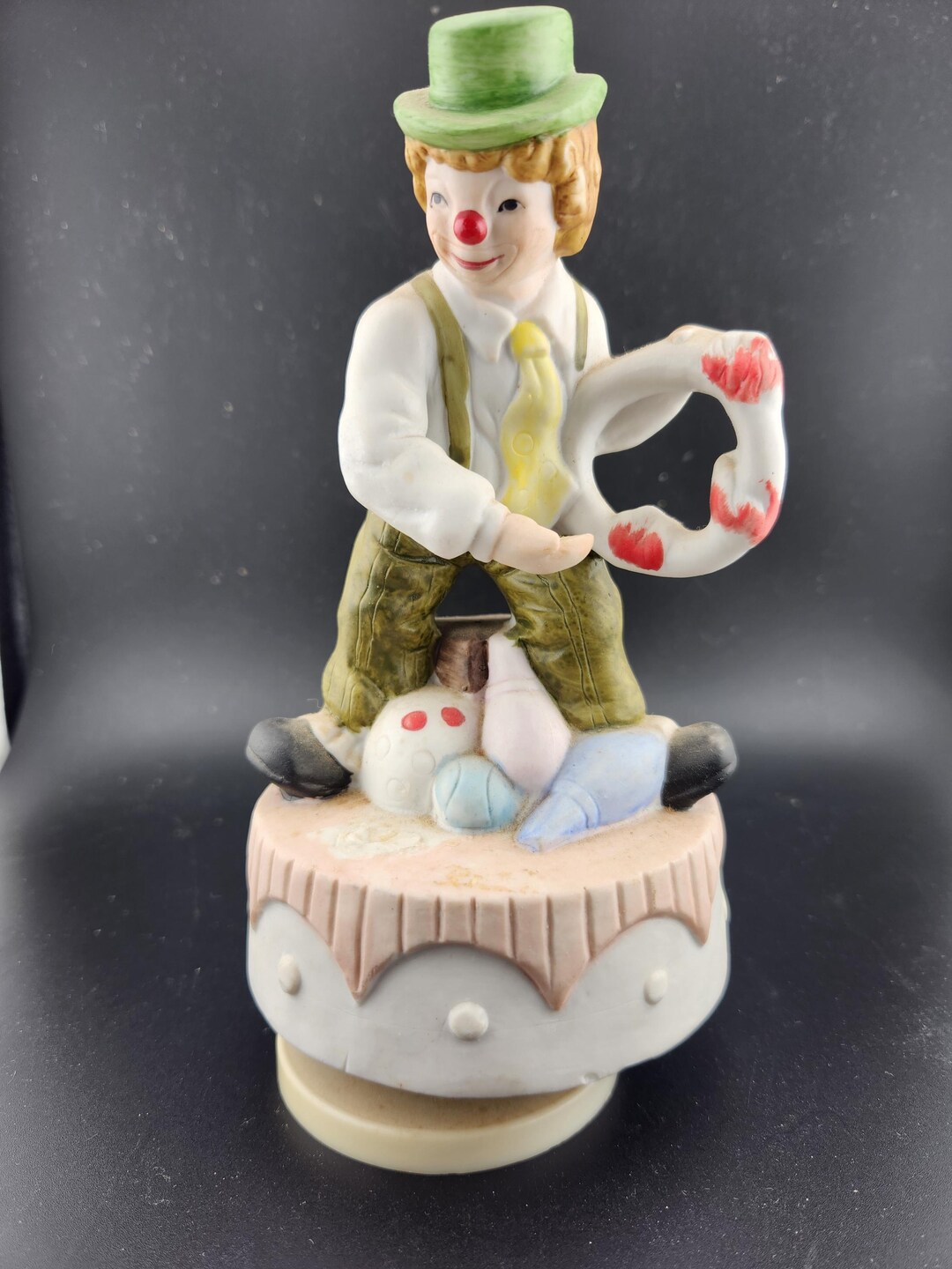 Vintage Clown Themed Music Box - Unsure of Tune, but Sounds Like "talk ...